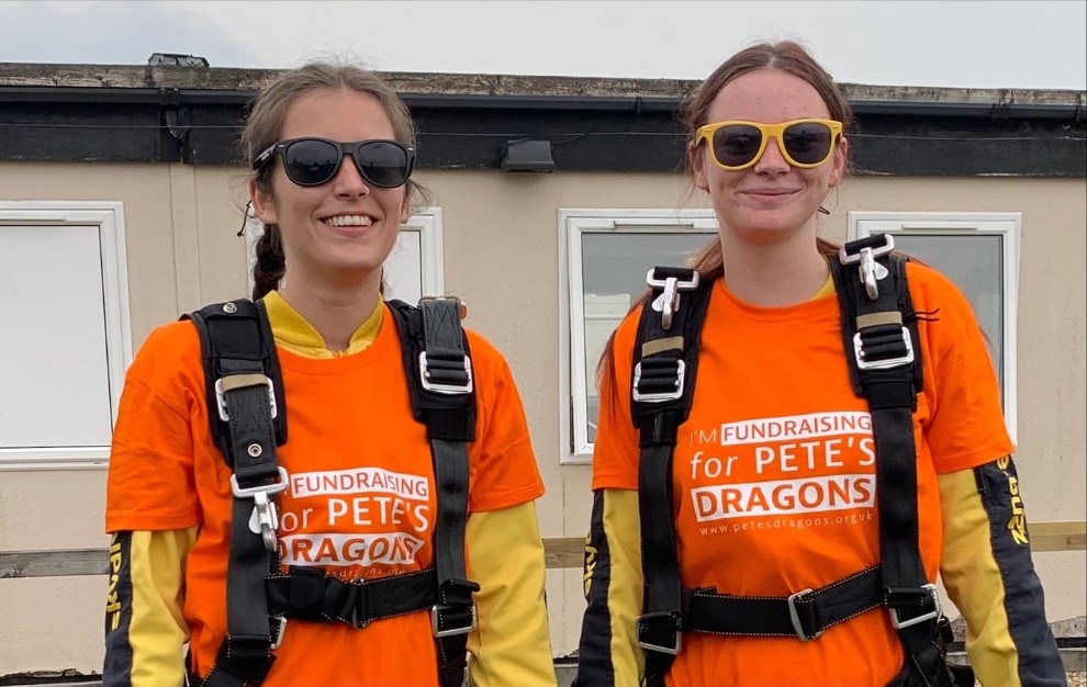 Exeter Girls Take the Leap in Aid of Pete's Dragons | The Exeter Daily